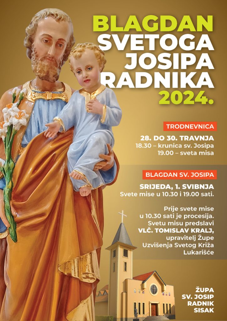 Blagdan sv. Josipa Radnika u Sisku - Hrvatska Provincija sv. Jeronima ...